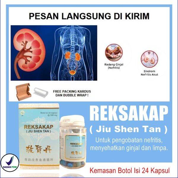 PROMO jiu shen tan obat kesehatan ginjal herbal radang ginjal nefritis ...