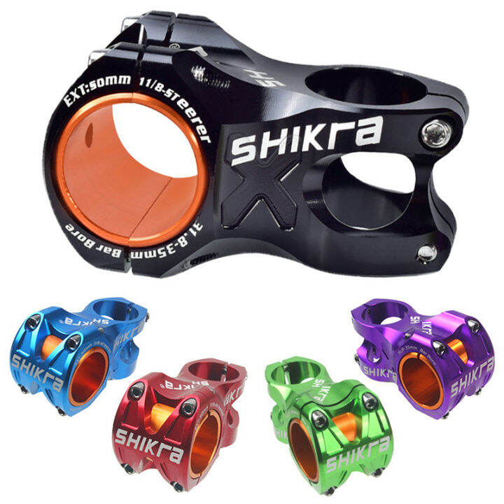 SHIKRA จักรยาน Stem Mountain Road Bike Stem Ultralight Stem 35มม. 31.8 ...