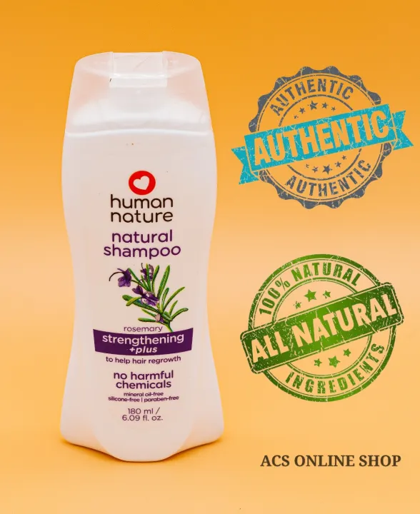 HUMAN NATURE NATURAL SHAMPOO ROSE MARY 180ML | Lazada PH