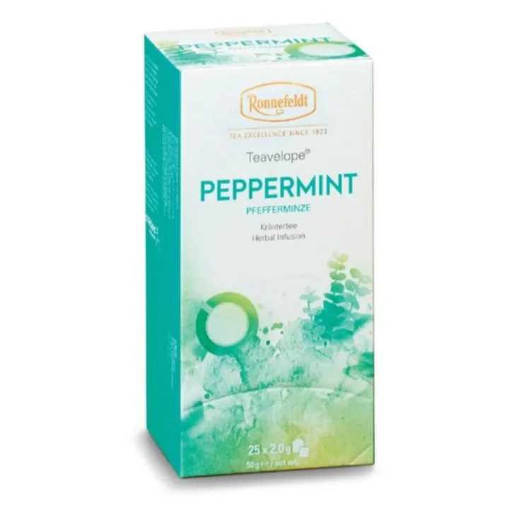 Ronnefeldt Teavelope Peppermint Tea (Germany Imported) โรเนอเฟลท์ ชาเปป ...