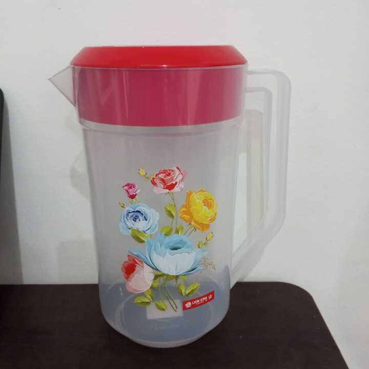 TEKO AIR PLASTIK LION STAR KAPASITAS 2,1 LITER WARNA | Lazada Indonesia