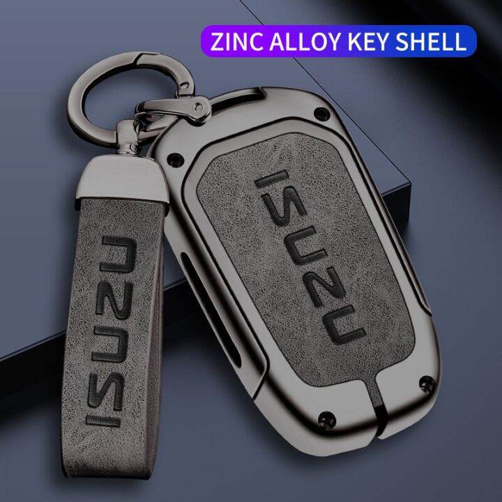 Zinc Alloy Car Remote Key Fob Case Cover Shell for Isuzu D-MAX MUX ...