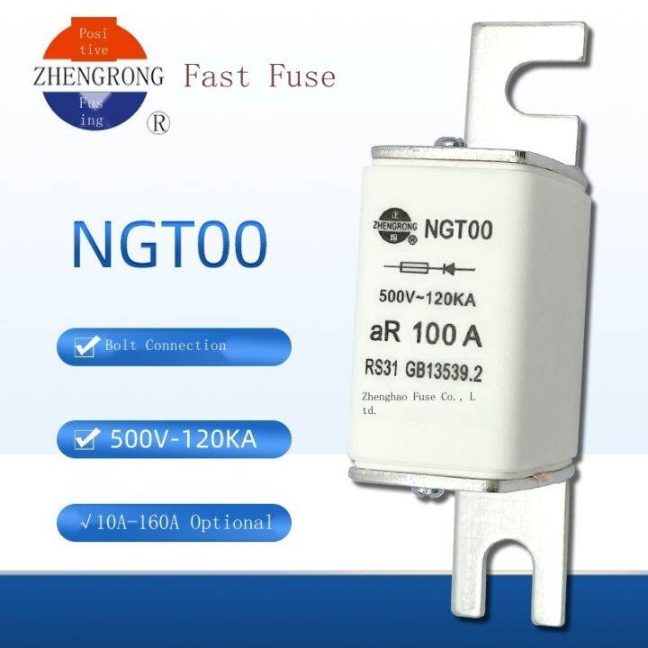 2022 ☆ Zhenghao Bolted Fast Fuse RS31 NGT00 20A 25A32A40A 50A 63A 80A ...