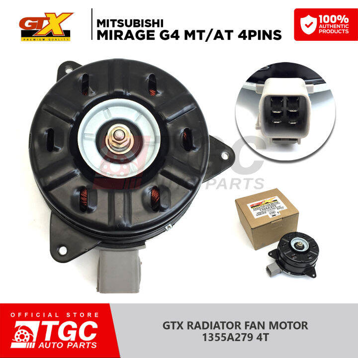 GTX Radiator Fan Motor Mitsubishi Mirage G4 MT/AT 4PINS 1355A279 4T ...