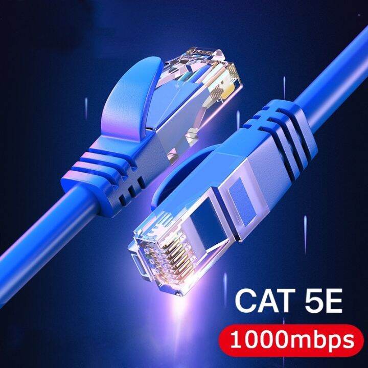 Durable 1m/3m/5m/10m/15m Cat 5e Lan Cable Ethernet Internet RJ45 ...