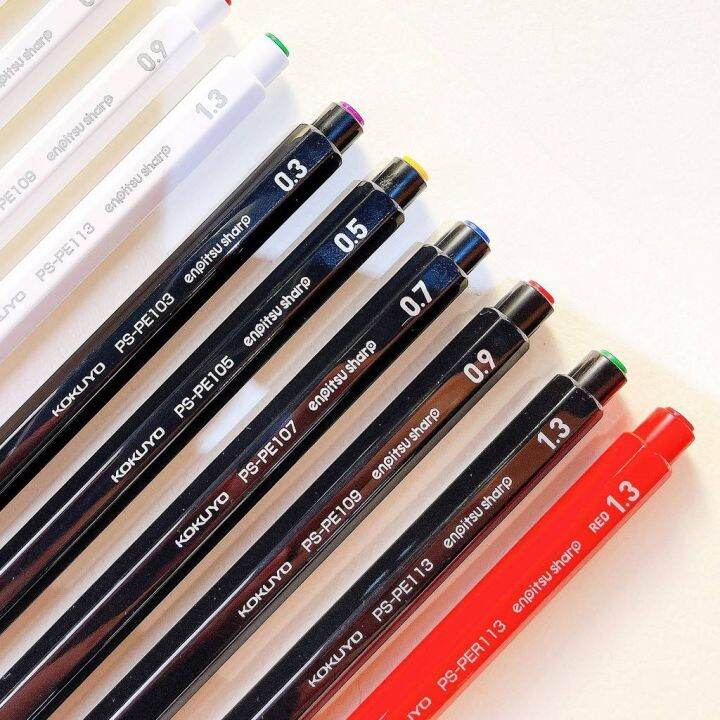 Kokuyo Pencil ดินสอกดนำเข้าจากญี่ปุ่น มีให้เลือกถึง 5 ขนาด คือ ขนาด 0.3 ...