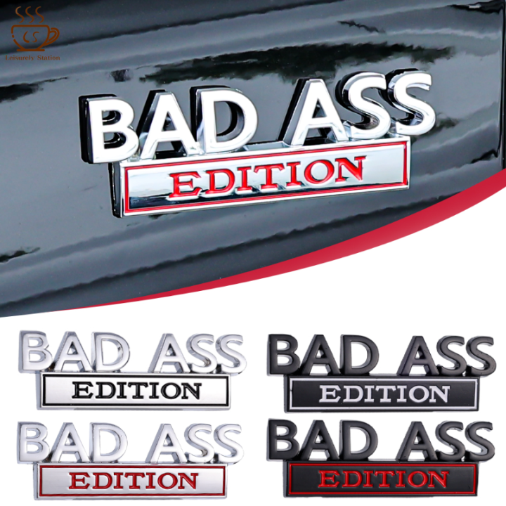 3D Metal BAD ASS Edition Emblem Car Sticker Bumper Front Grille Hood ...