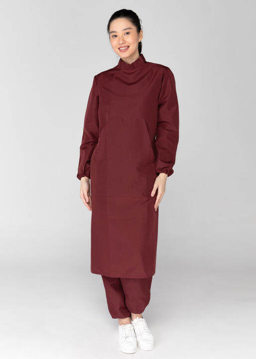 "ISO" Maroon PPE Gown ONLY - Lab Gown - Isolation Gown (Washable and ...