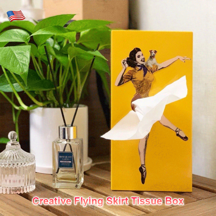 HeeHaa Girl Cartoon Anime Tissue Box Monroe Tissue Box Flying Skirt ...