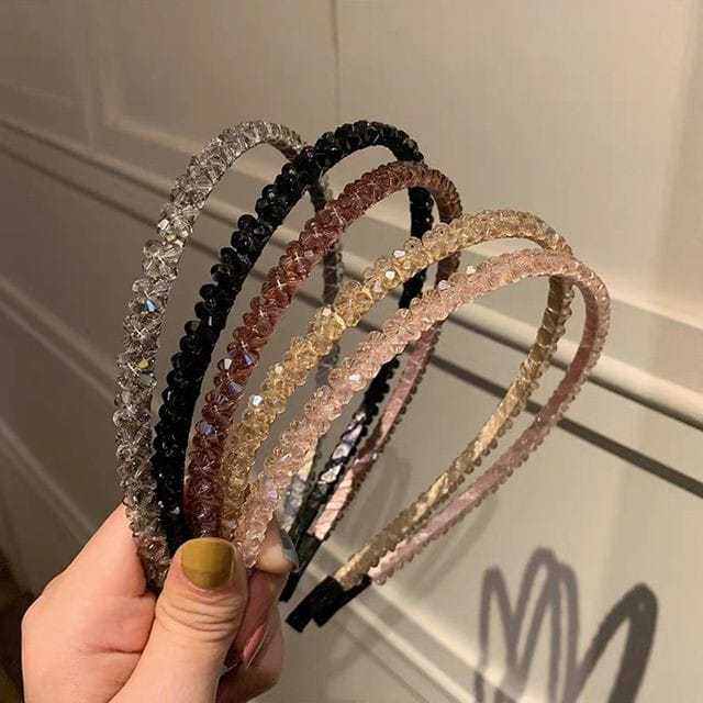 Bando Aksesoris Rambut Wanita Bandana Motif Batu Permata Bandana ...