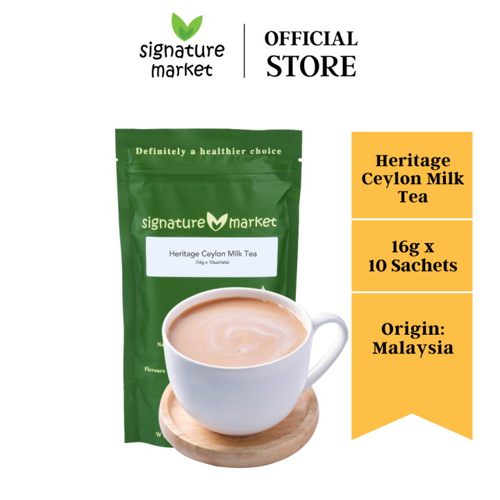 Signature Market Heritage Ceylon Milk Tea (16g x 10sachets) | Lazada