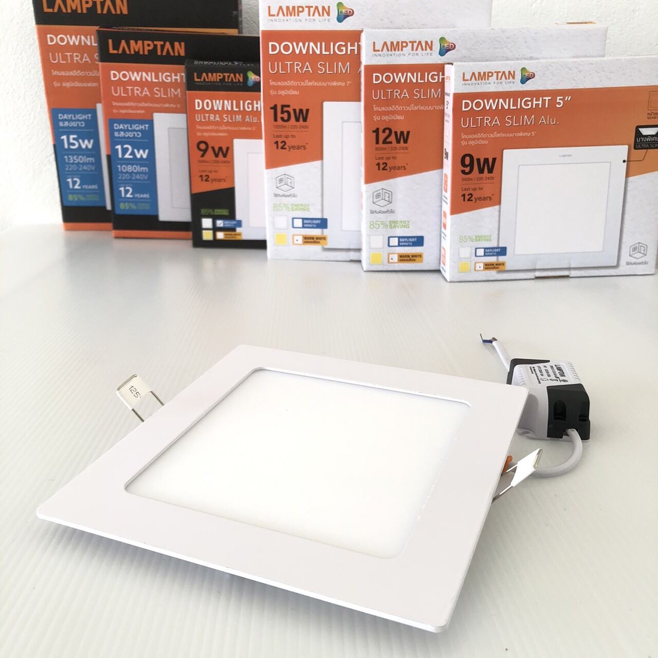 ไฟตกแต่งเพดาน LAMPTAN โคมไฟแบบฝัง LED Downlight Ultra Slim - ช้อปปิ้งออนไลน์ ซื้อสินค้าโปรโมชั่น ...