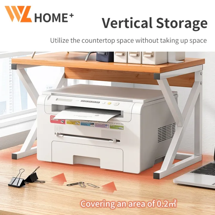 Printer Rack Multi-Layer Printer Shelf Document Rack Modern Office Rack ...