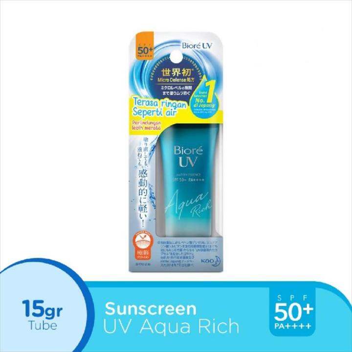 Biore UV Aqua Rich Watery Essence SPF 50 PA+++ 15 g | Lazada Indonesia