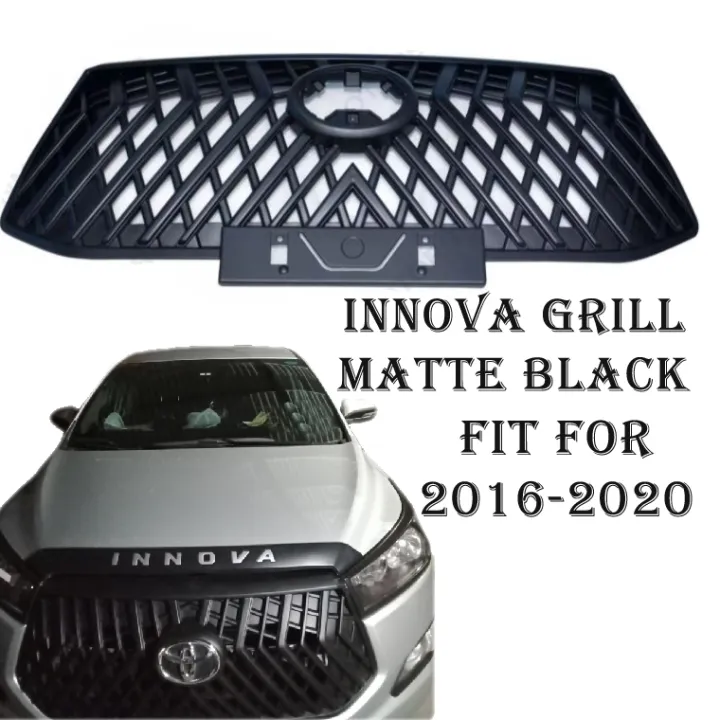TOYOTA INNOVA 2016-2020 Matte Black Grill Grille | Lazada PH