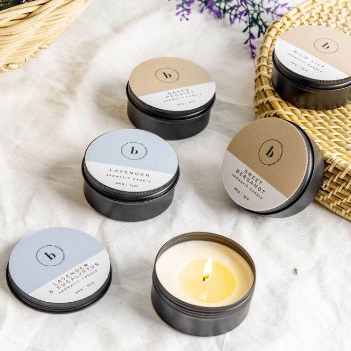 Bare Essentials Manila Soy Candle in Tin 100g | Lazada PH