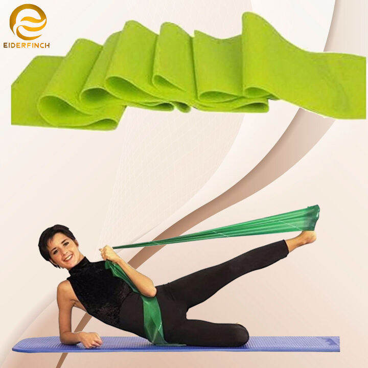 Yoga Rubber Stretch Resistance Exercise Workout Fitness Band ...
