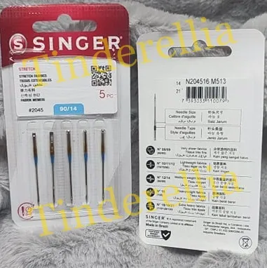 Original Singer 2045 Ballpoint Needles Sewing needles | Lazada PH