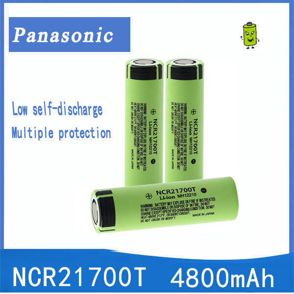 Panasonic NCR21700T 21700 4800mah 3.7V Baterai Isi Ulang Lithium ...