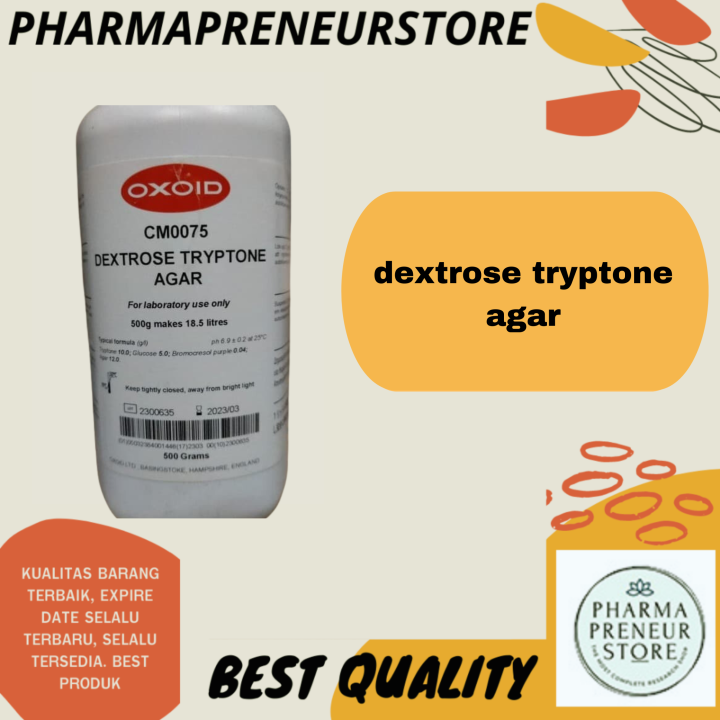 DEXTROSE TRYPTONE AGAR KEMASAN ECER OXOID BEST QUALITY | Lazada Indonesia