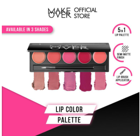 MAKE OVER LIP COLOR PALETTE PEPLUM PINK MAKEOVER | Lazada Indonesia