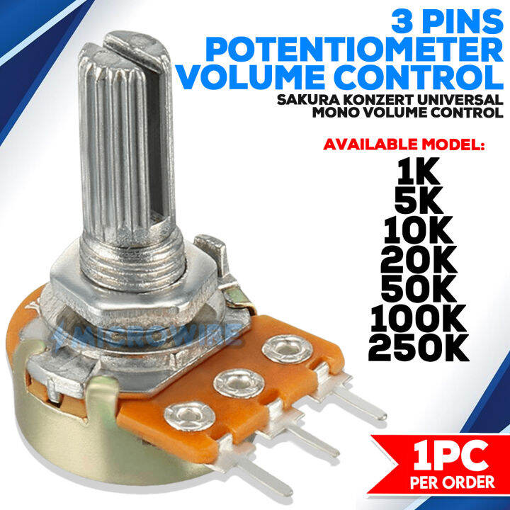 Original Universal Volume Control 3 pin Sakura Konzert 3 legs ...