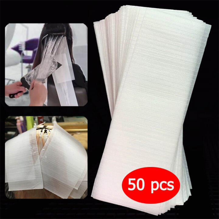 50PCS Balayage tools Highlight paper hair dyeing tools Hair Coloring ...