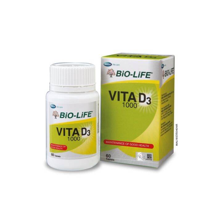BIO-LIFE Vita D3 1000 Tablets 60's | Lazada