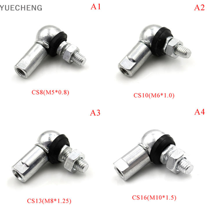 YUECHENG Ball Head Joint Rod End Bearing M5 M6 M8 M10 Right Angle CS8 ...
