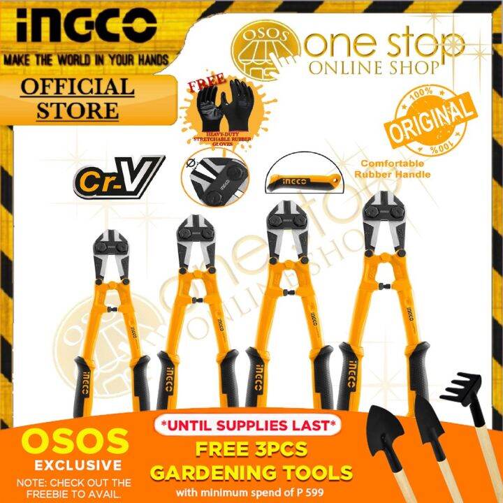 Ingco Tools Original Industrial Bolt Cutter Chain Wire Lock Cutter with ...
