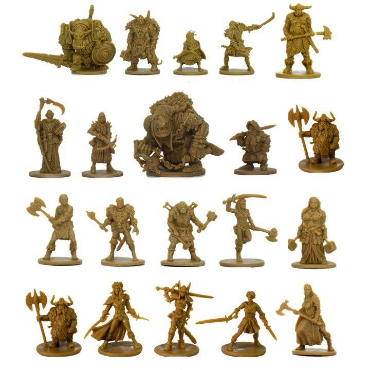 TRPG Board Game Zombicide Miniature Green Horde Orc Human Heroes ...