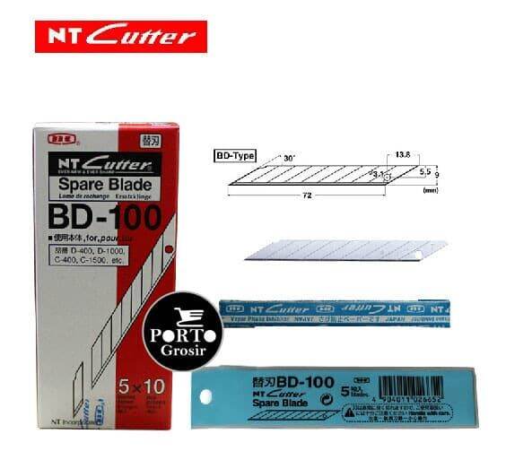 NT Cutter Blade 30 degree / Isi Cutter NT 30 derajat BD-100 | Lazada Indonesia