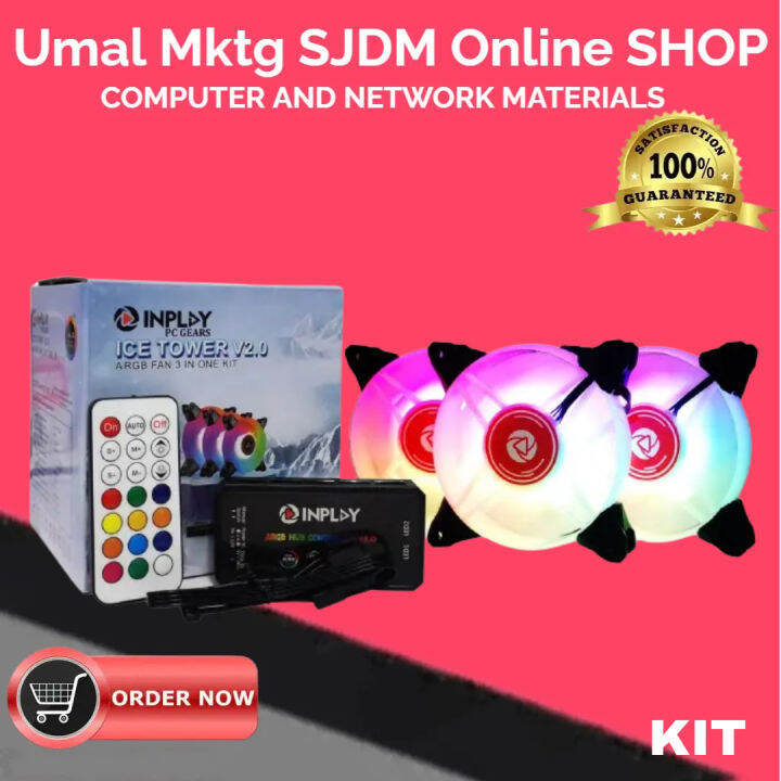 INPLAY ICE TOWER V2.0 ARGB FAN 3 IN ONE KIT | Lazada PH