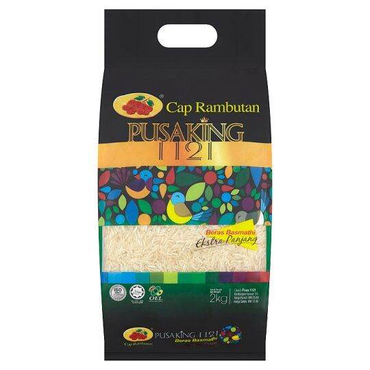 Cap Rambutan Pusa King 1121 Basmathi Special Long Rice 2kg | Lazada