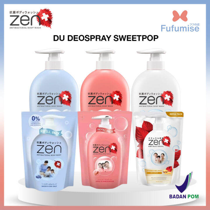 ZEN Antibacterial Sabun Cair Refill & Pump Series 400 ml 500 ml | Sabun ...
