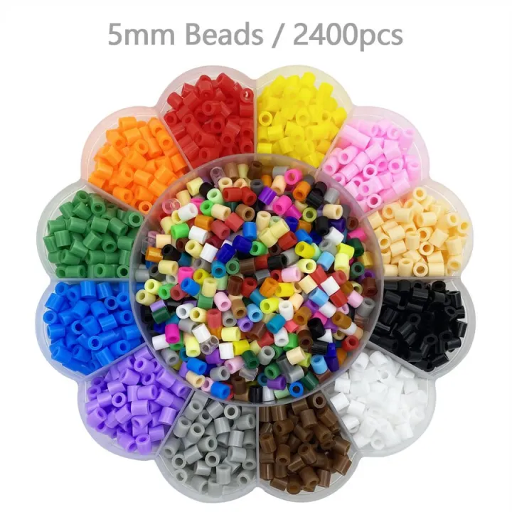 5Mm About 2400Pcs Flower Box Hama Beads Jigsaw Puzzle Perler Fuse Iron ...