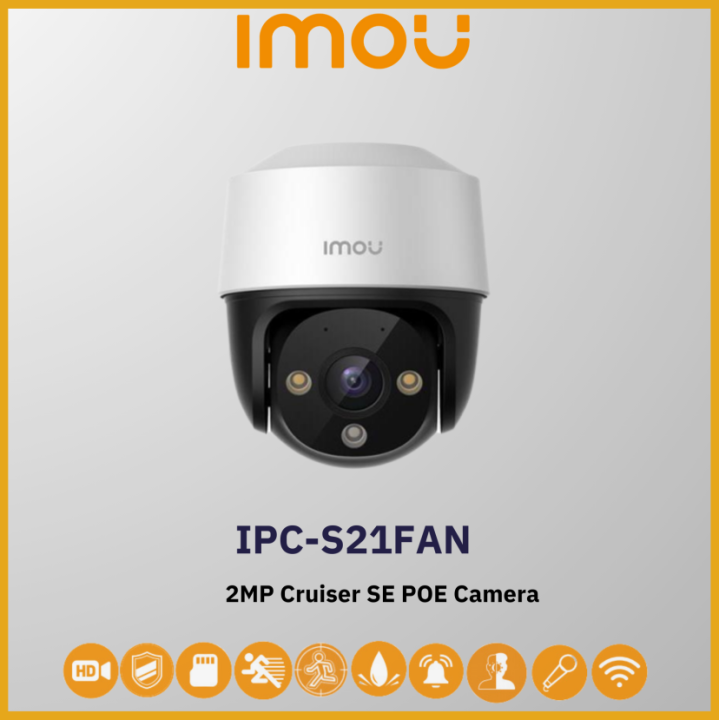 IMOU Cruiser SE-POE 2MP CCTV Camera Smart Color Night Vision S21FAN ...