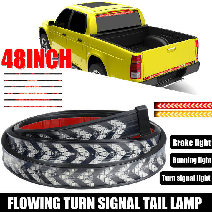 48" LED Stip Light Bar Reverse Brake Light Turn Signal Light LED ...