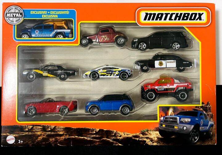 Matchbox - 9 pack - with Excl Toyota Tacoma Metallic Blue (BB3) | Lazada PH