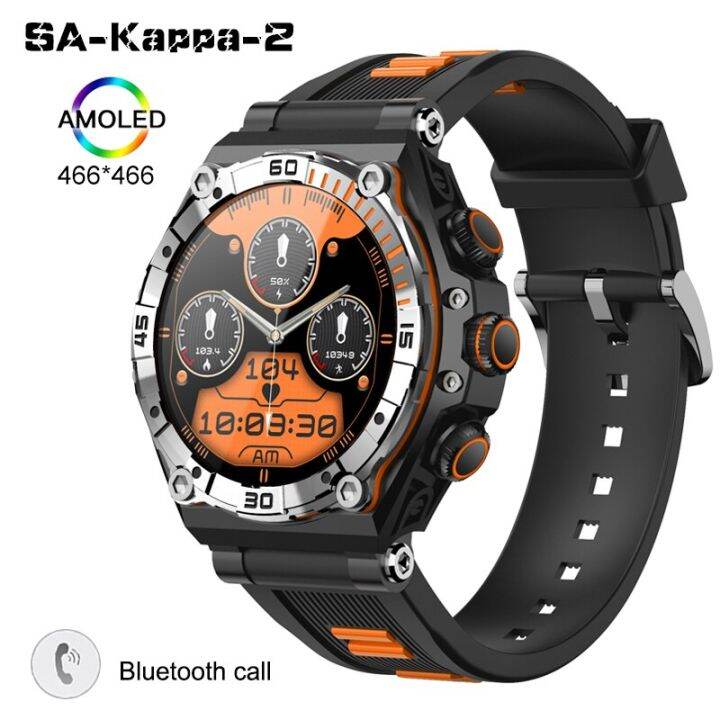 SA-Kappa-2 Smart Watch Men AMOLED 1.43 Inch HD Screen Bluetooth Call ...