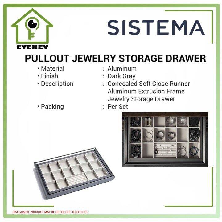 Sistema Pull out Jewelry Storage Drawer | Lazada PH