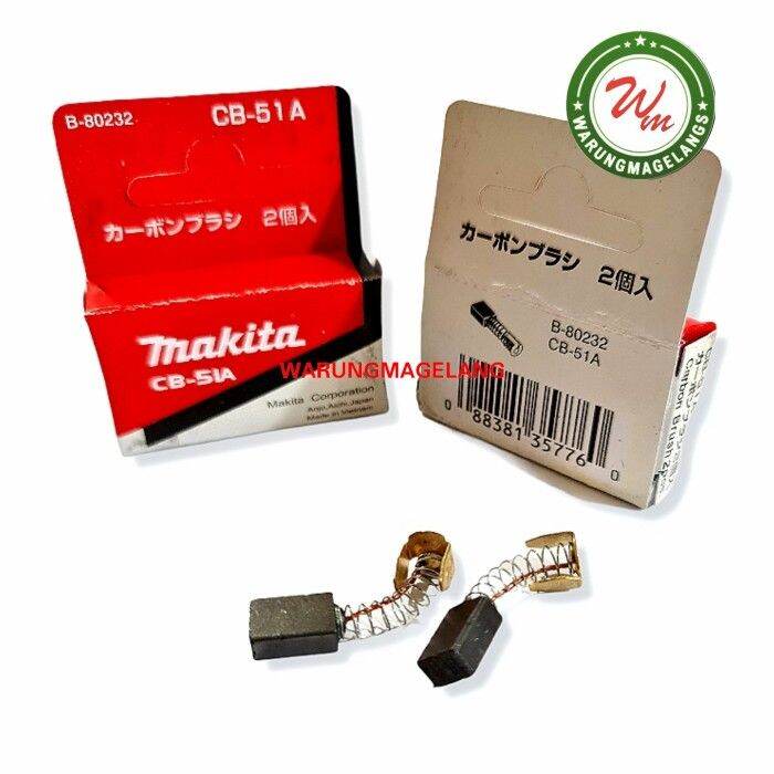CB 51a carbon brush makita kulboster cb51 cb51a cb 51 a gerinda bor | Lazada Indonesia