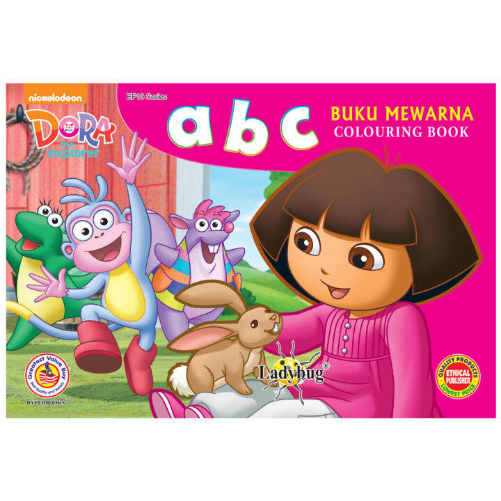 Dora The Explorer Abc Colouring Book EF10 SERIES | Lazada