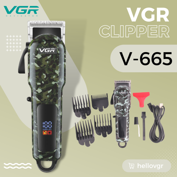 ปัตตาเลี่ยนไร้สาย VGR รุ่น V-665 (สินค้าพร้อมส่ง) | Lazada.co.th