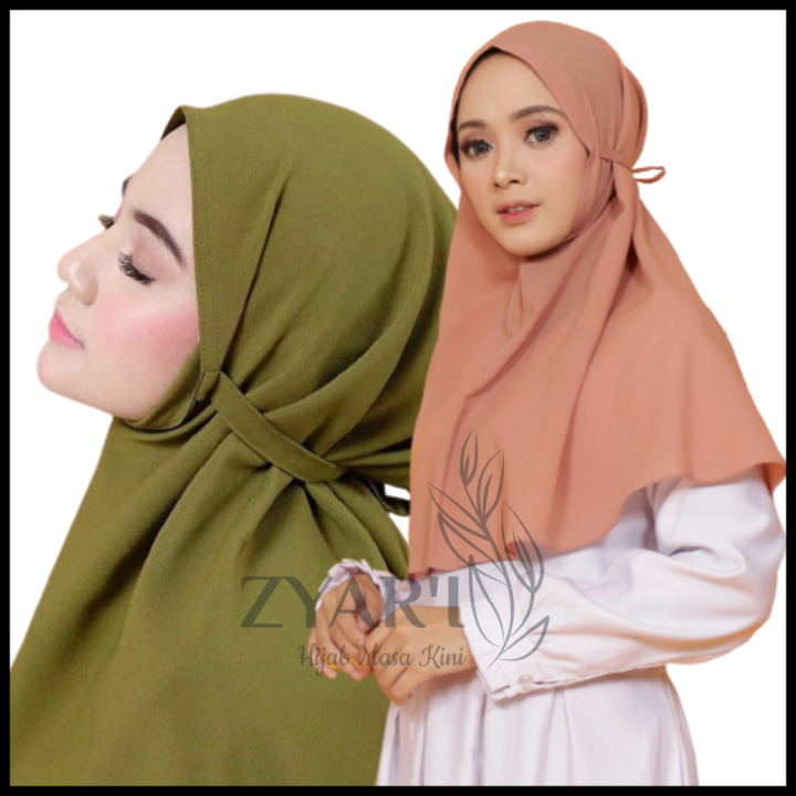 Bergo Maryam Hijab Instan Krudung Maryam Khimar | Lazada Indonesia