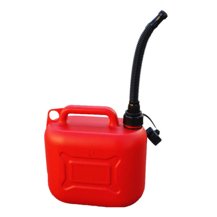 VIMTON 5L Portable Fuel Tank Red Gas Cans Spare Petrol Plastic Tanks ...