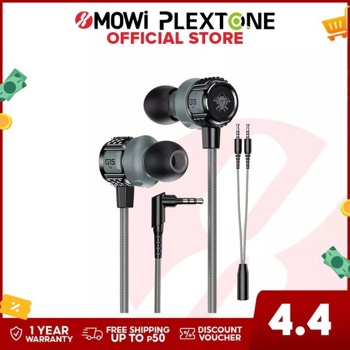 Plextone G15 Mark IV In-Ear Gaming Headset Upgraded Version Ergonomic ...