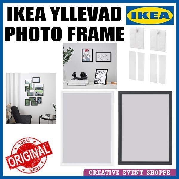 IKEA YLLEVAD Photo Frame Bingkai Gambar ALFTA Adhesive hook for frame ...