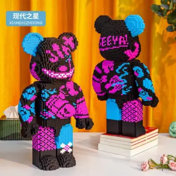 Bản hướng dẫn lắp lego bearbrick 55cm : Tự tay tạo nên tác phẩm sáng tạo