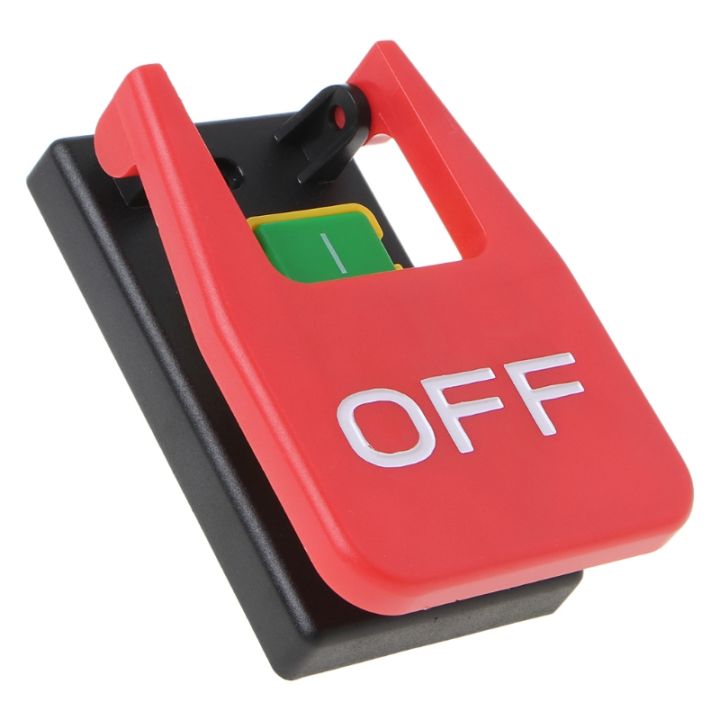 16A Electromagnetic Pushbutton Switch Electric Tool Paddle Switch Start ...